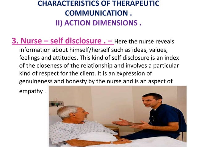 Therapeutic Communication and Nurse-Patient relationship - Manulal V S ...