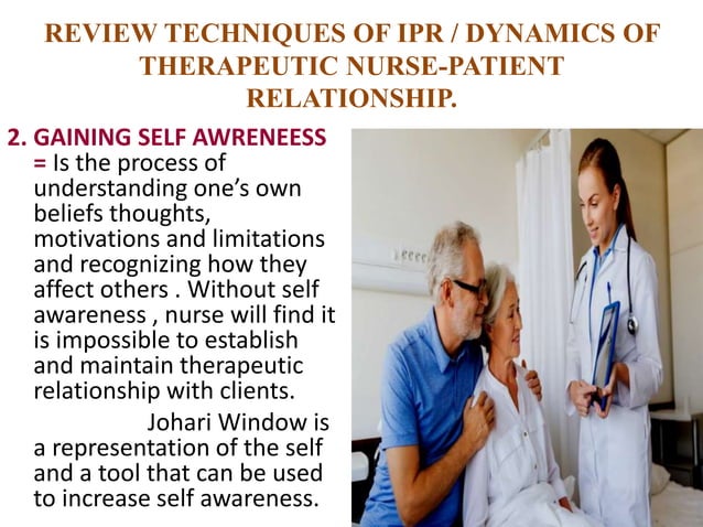 Therapeutic Communication and Nurse-Patient relationship - Manulal V S ...