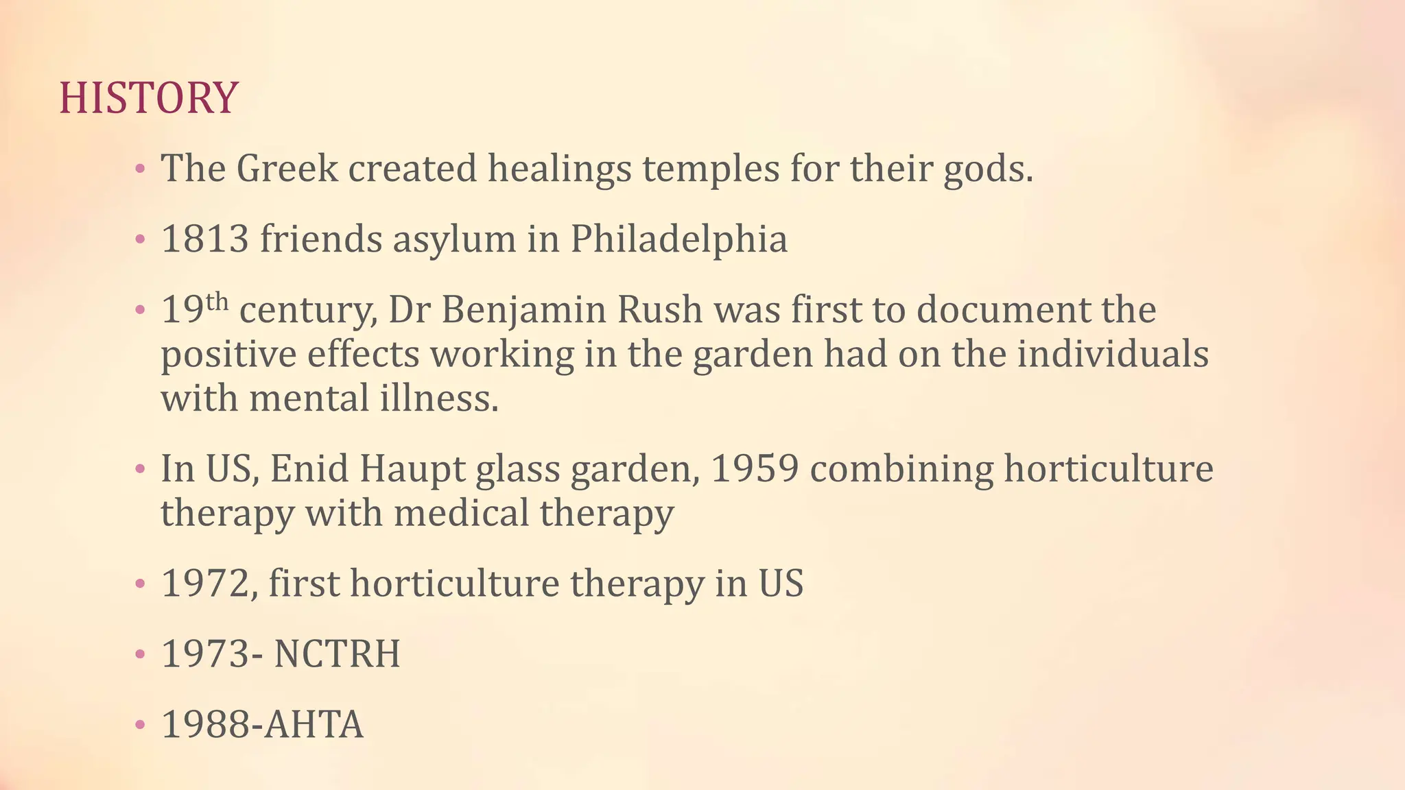 Therapeutic Landscaping Pptx Agriculture Pptx