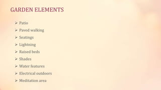 THERAPEUTIC LANDSCAPING.pptx agriculture | PPTX