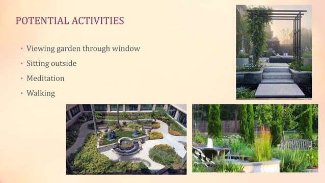 THERAPEUTIC LANDSCAPING.pptx agriculture | PPT