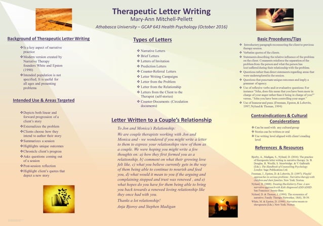 Therapeutic Letter Writing | PDF