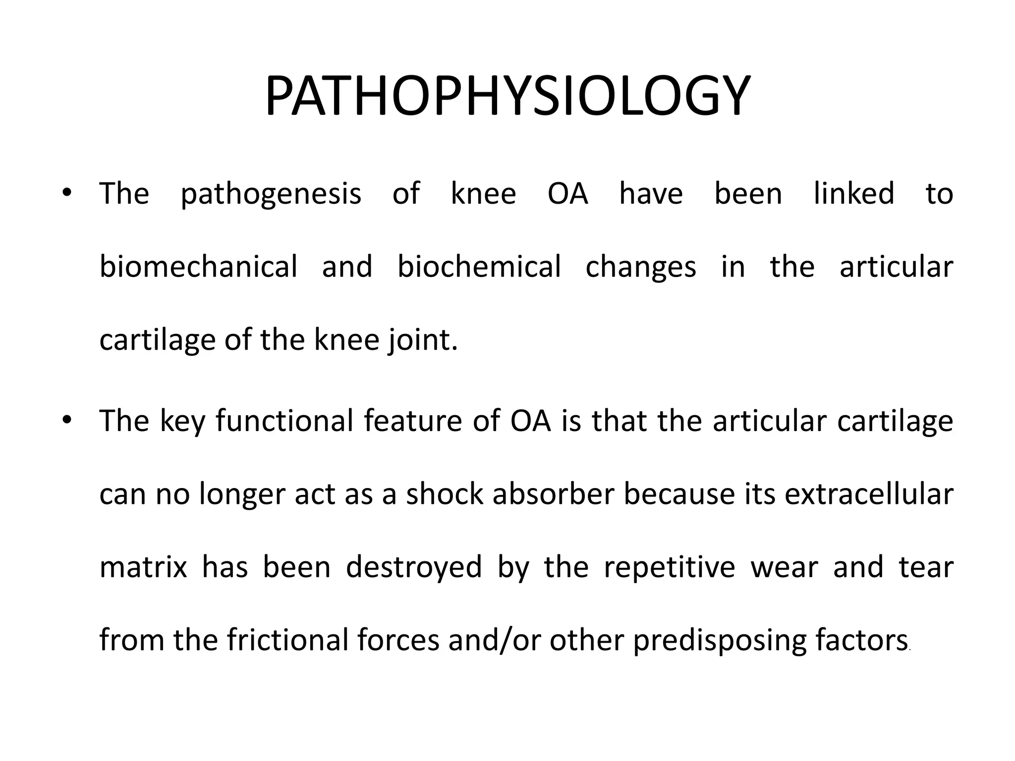 Therapeutic management of knee osteoarthritis; physiotherap case study ...