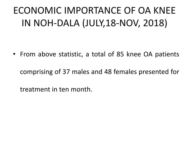 Therapeutic management of knee osteoarthritis; physiotherap case study ...