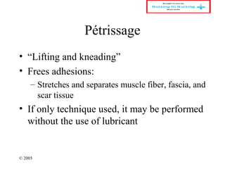 Therapeutic massage | PPT