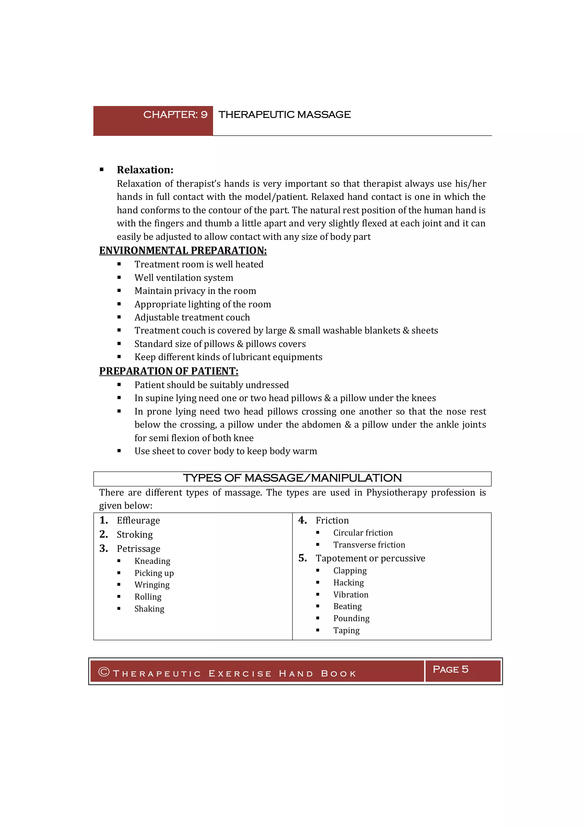 Therapeutic massage | PDF