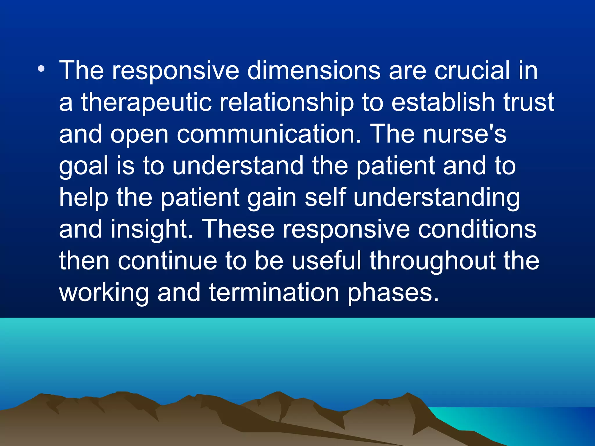 Therapeutic nurse patient-relationship | PPT