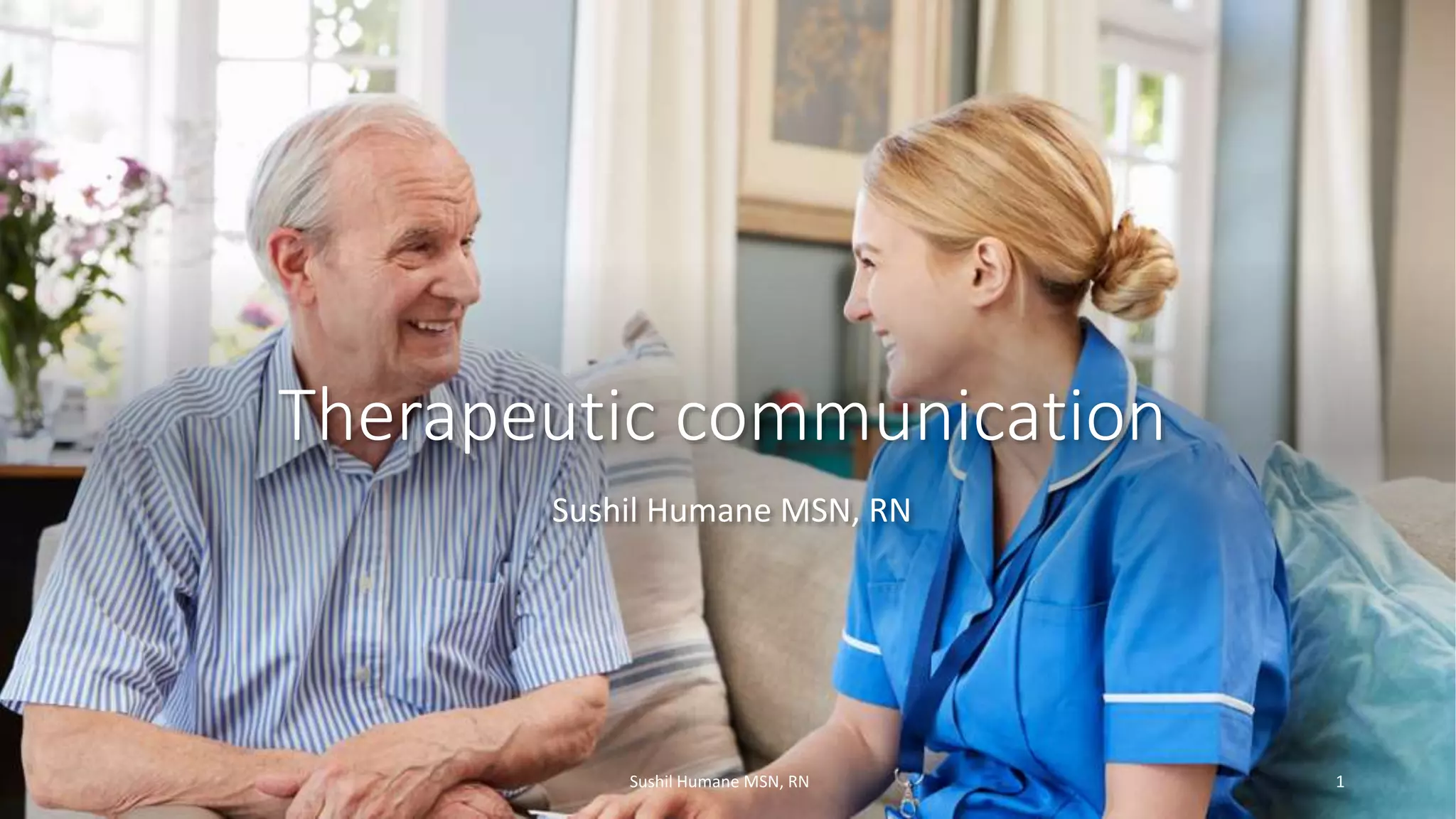 Therapeutic nurse patient relationship | PPTX