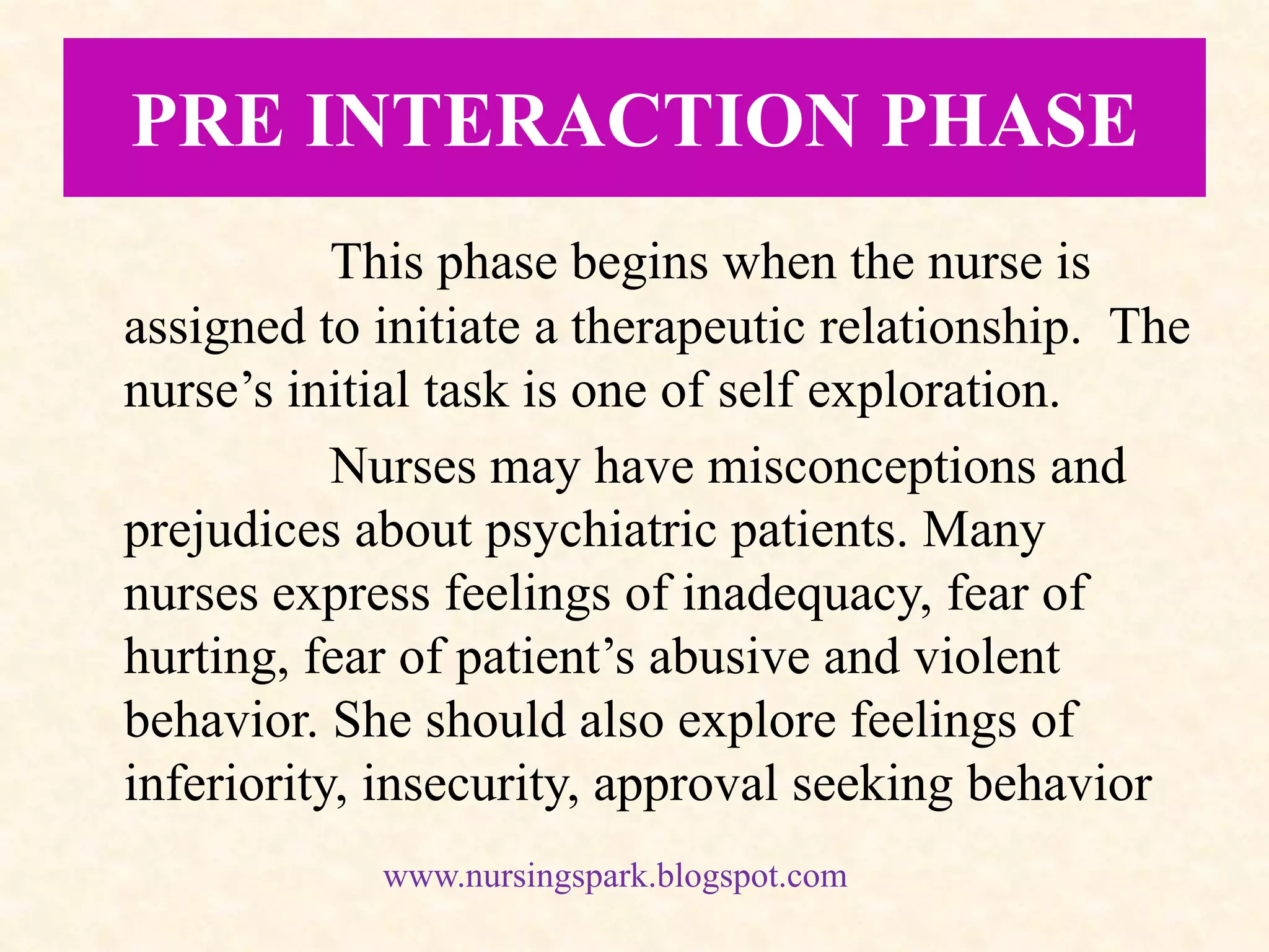 Therapeutic nurse patient relationship ,therapeutic impasses | PDF