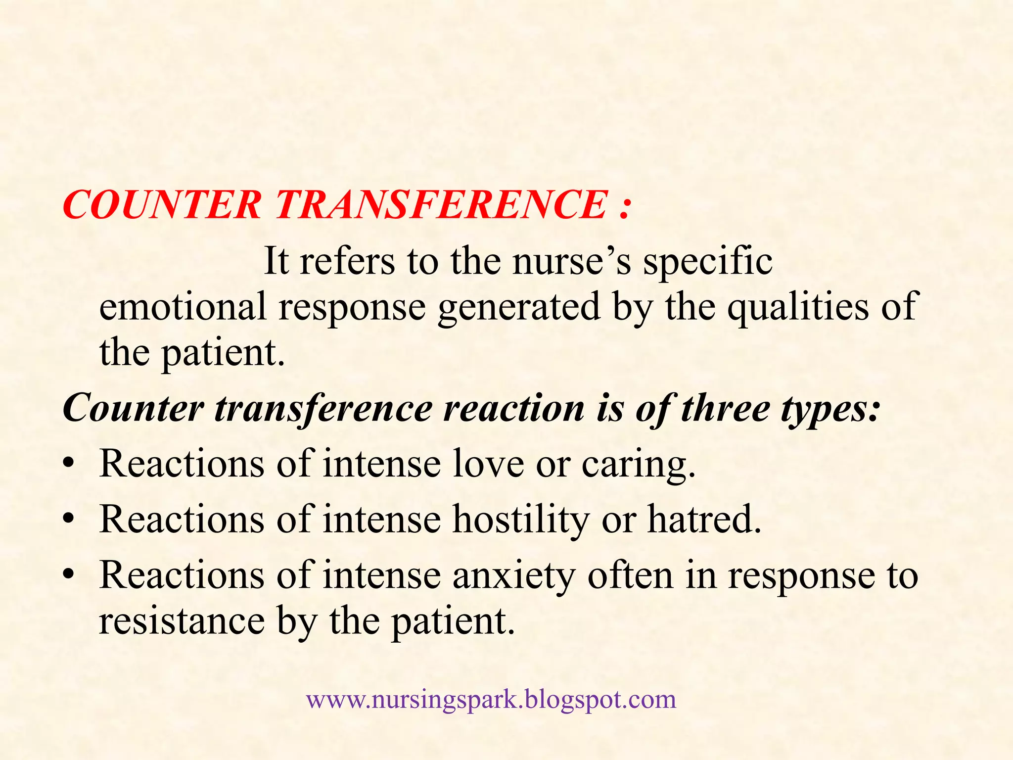 Therapeutic nurse patient relationship ,therapeutic impasses | PDF
