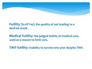 Therapeutic options for aortic stenosis in elderly - dr Jaroslaw ...