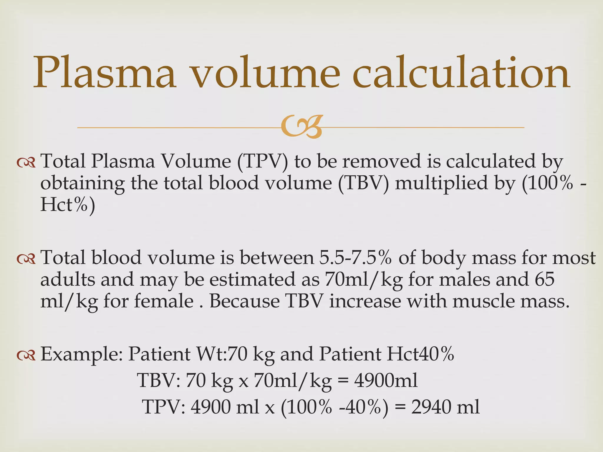 Therapeutic plasma exchange | PPTX