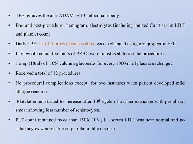 Therapeutic plasma Exchange (TPE ) | Jindal chest clinic | PPTX