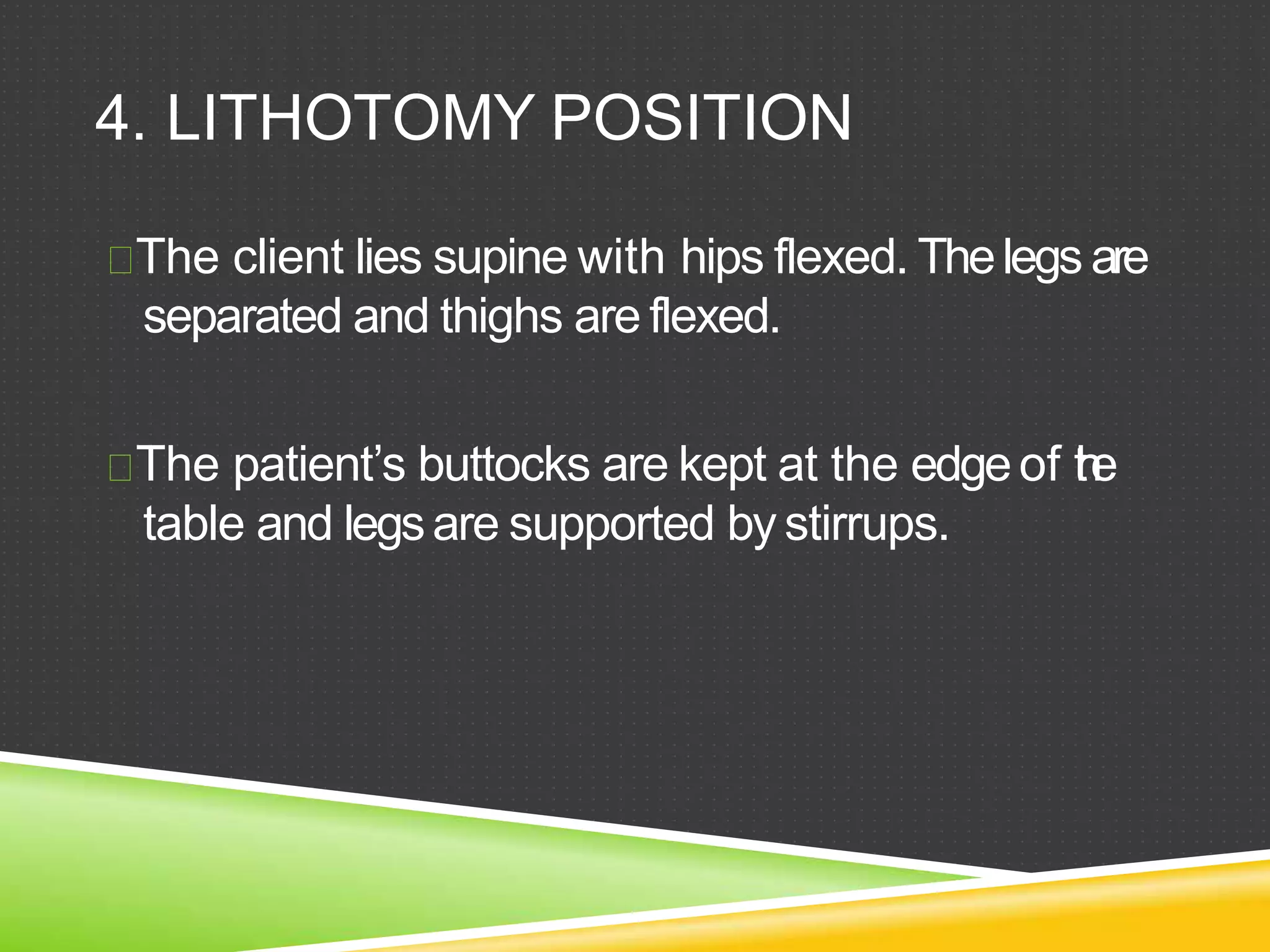 Therapeutic position compressed | PDF