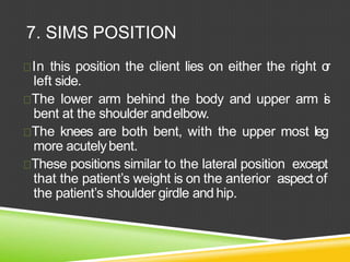 Therapeutic position compressed | PDF