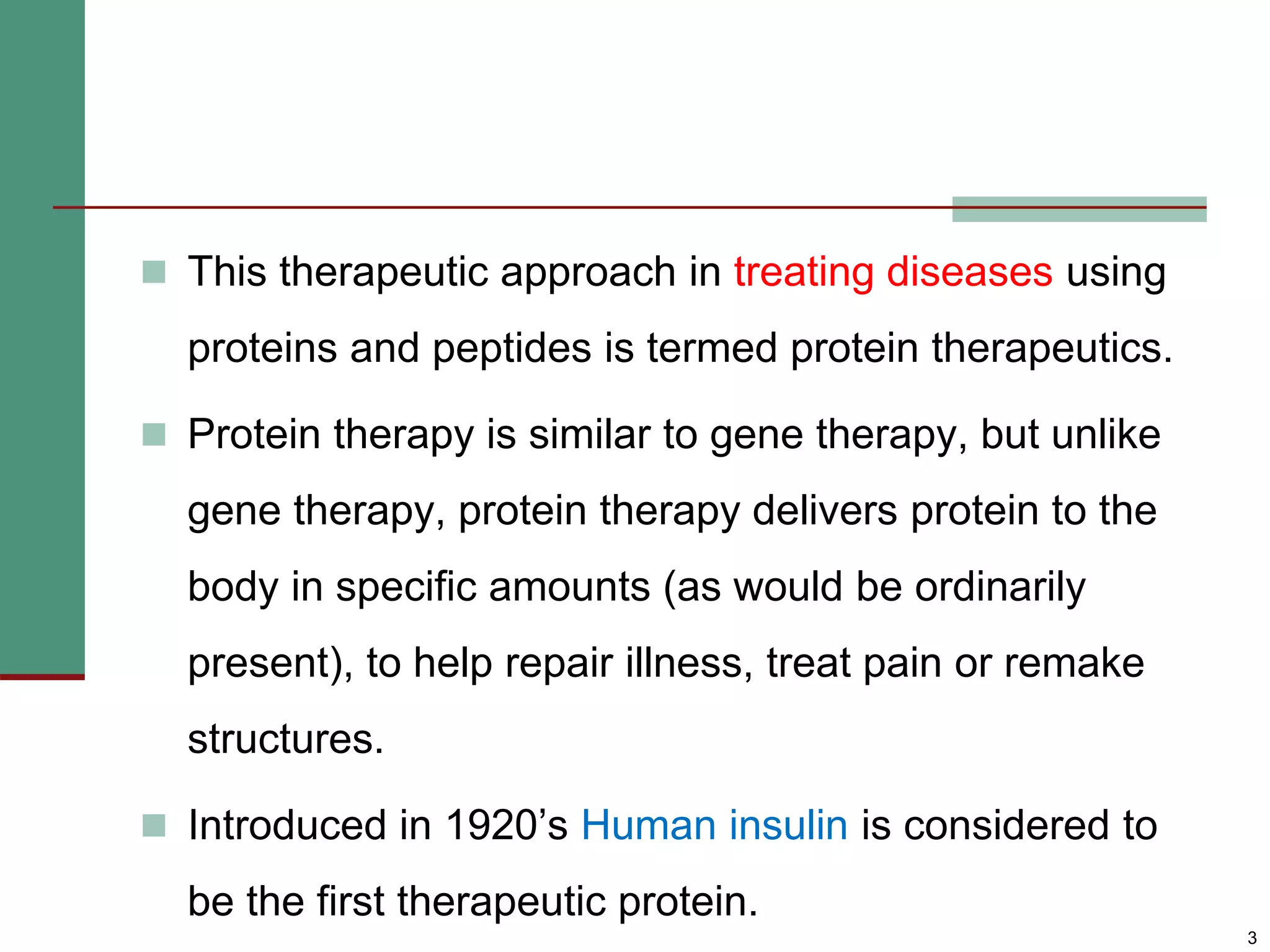 Therapeutic proteins | PPTX