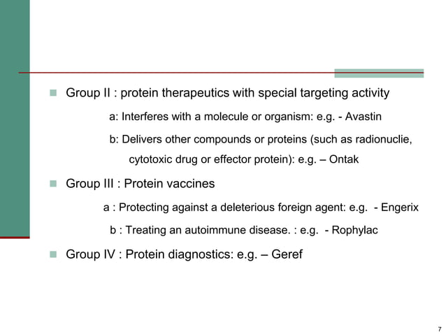 Therapeutic proteins | PPTX