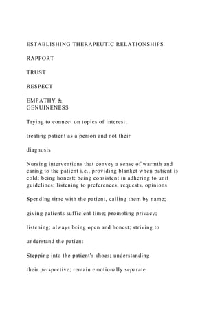 THERAPEUTIC RELATIONSHIPS & COMMUNICATIONDIFFERENT TYP.docx