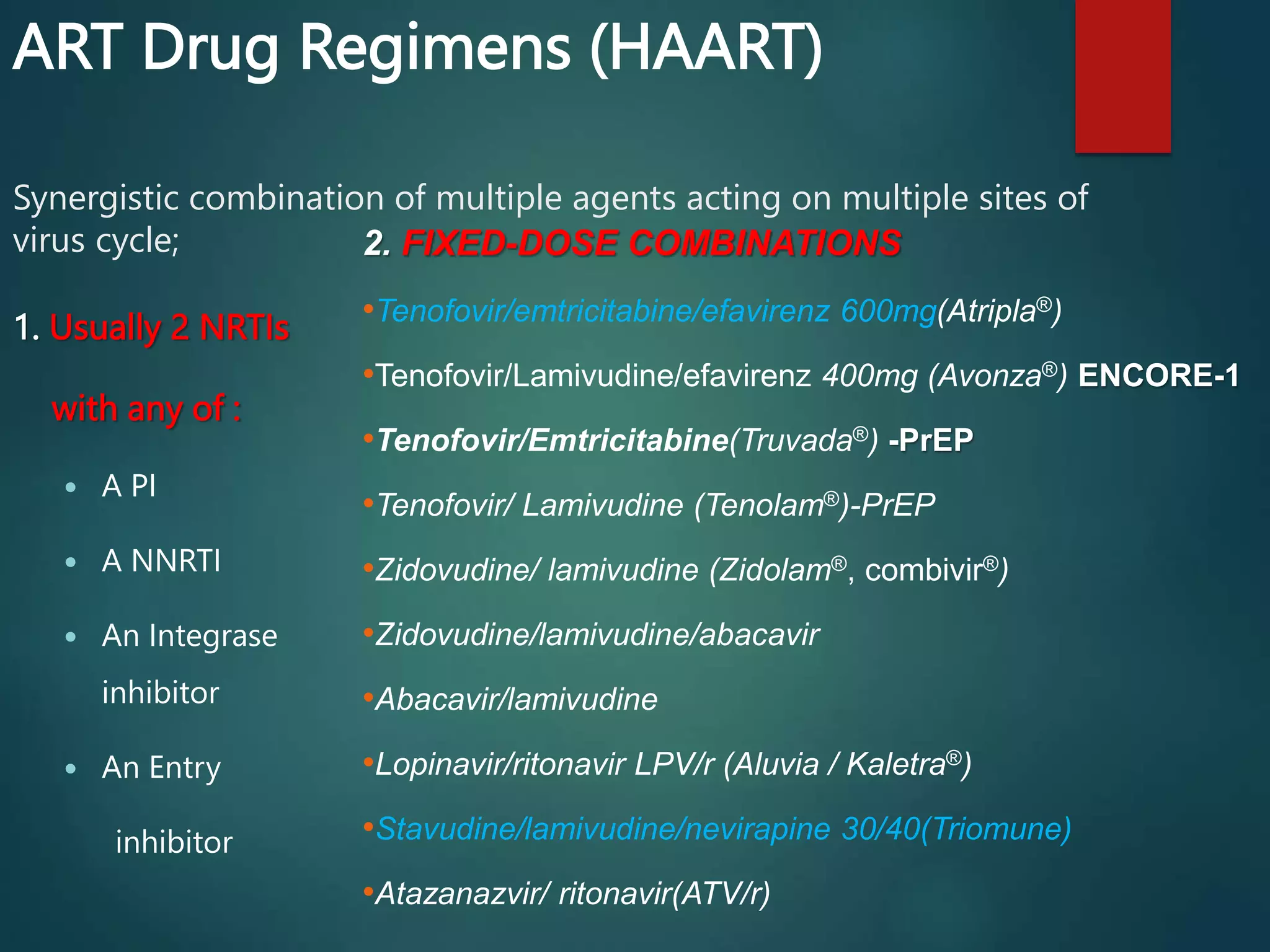 THERAPEUTICS FOR HIV INFECTION (1).ppt