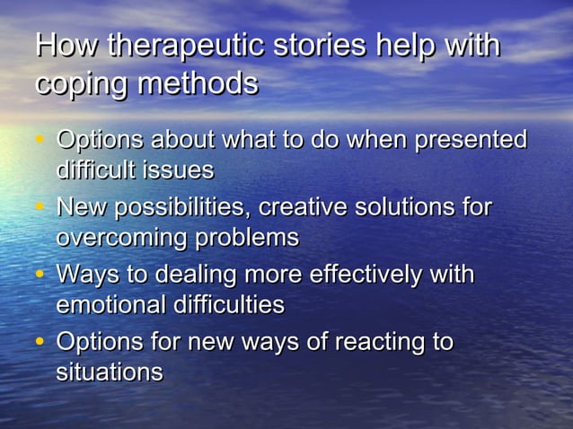 Therapeutic storytelling | PPT