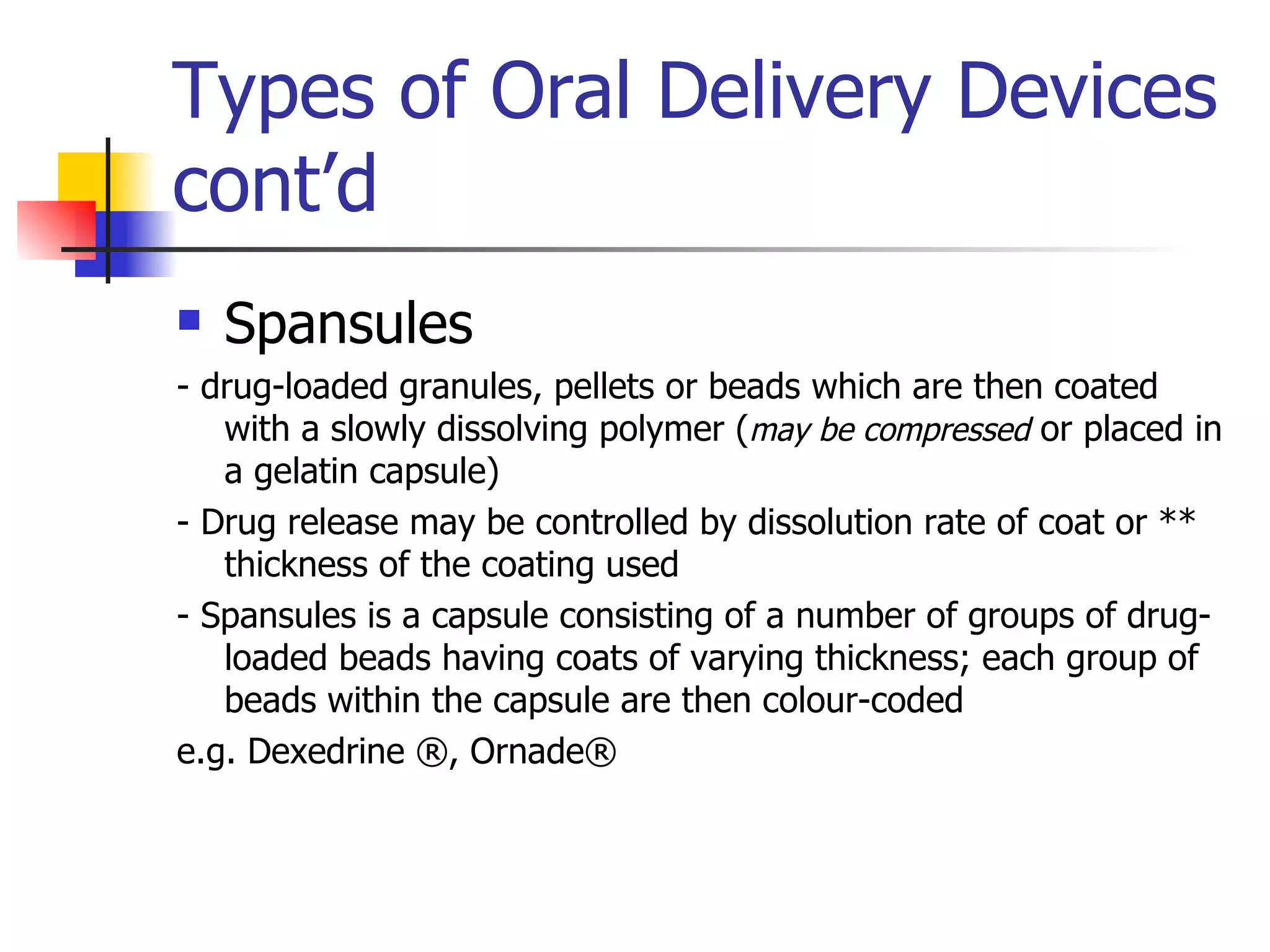 Therapeutic systems lecture 5 | PPT