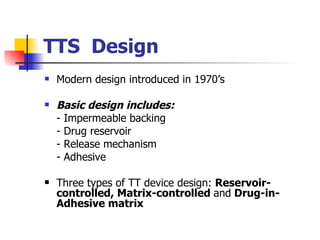 Therapeutic systems lecture 5 b | PPT