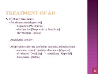 Therapeutic targets for alzheimer | PPTX