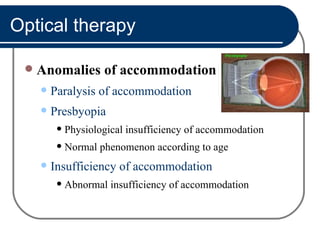 Therapies in ophthalmology | PPT