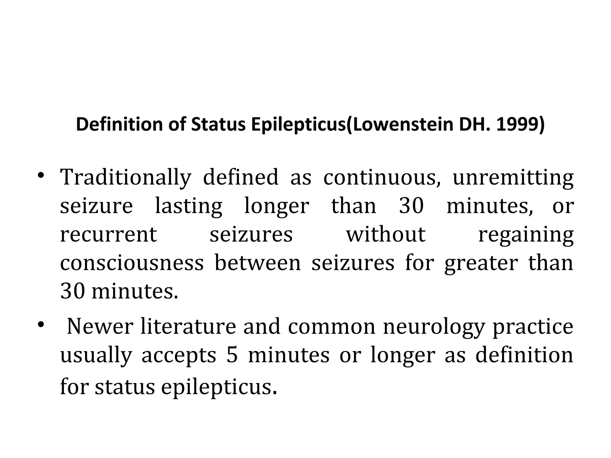 status epilepticus | PPT