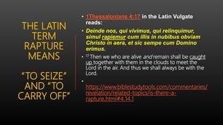 The rapture | PPTX