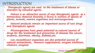 Therapuetic agents | PPTX