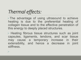 Therapeutic Ultra Sound Physiological effects.ppt