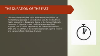 Theraputic fasting | PPTX