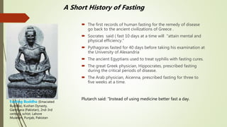 Theraputic fasting | PPTX