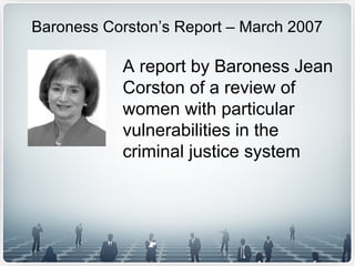 Therapy for female personality disorder offenders in custody who pose a ...