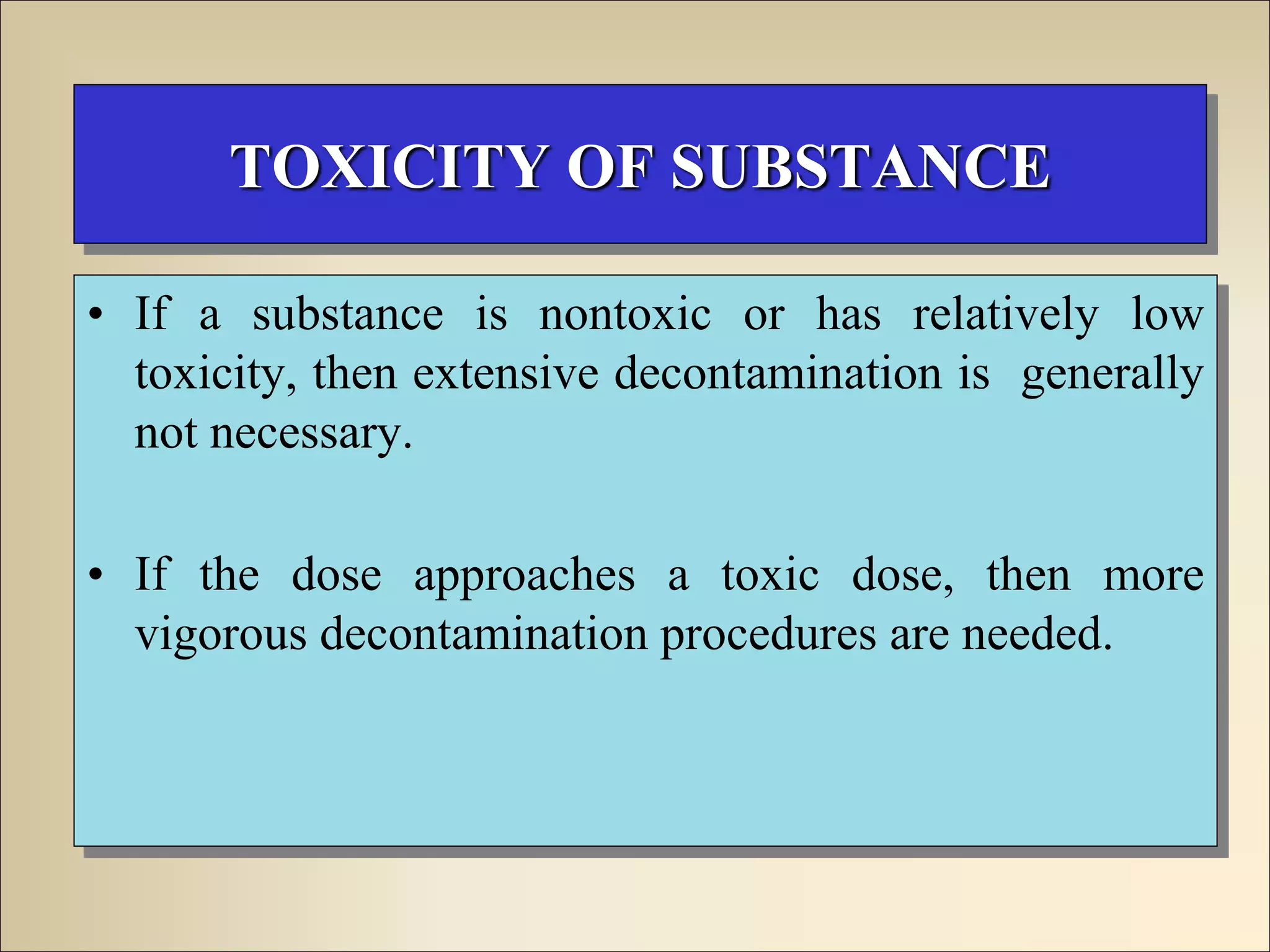 Therapy and management of toxicosis | PPT