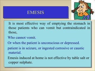 Therapy and management of toxicosis | PPT