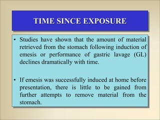 Therapy and management of toxicosis | PPT