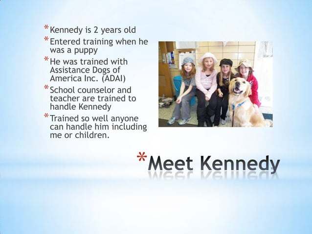 Therapy dogs presentation | PPTX