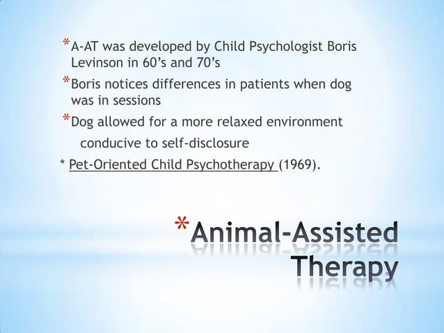 Therapy dogs presentation | PPTX