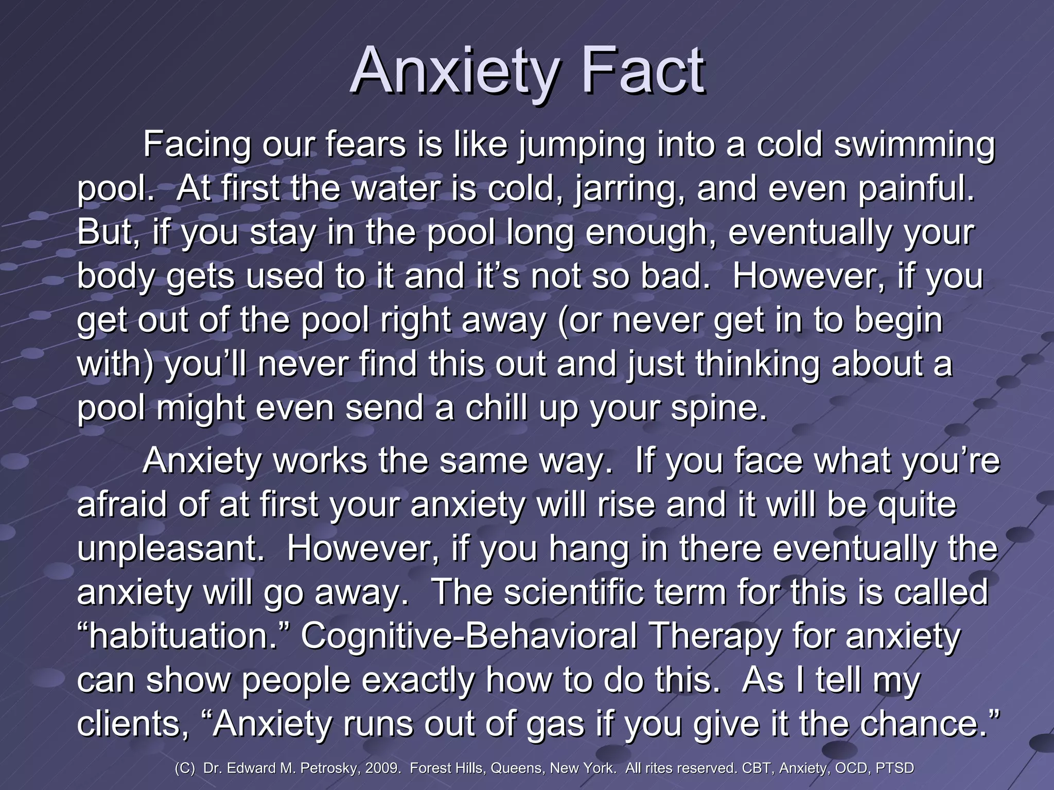 Therapy For Anxiety, Queens, NY | PPT