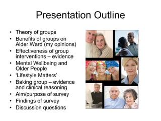 Therapy groups in a physical rehab setting | PPT