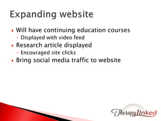 TherapyLinked Prez | PDF