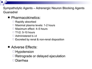 T herapy of hypertension1 | PPT