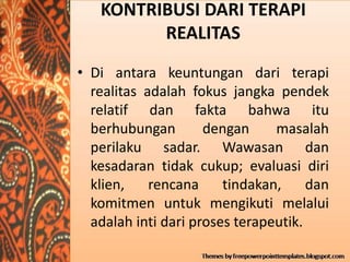 Therapy realitas | PPT