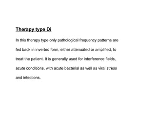 Therapy types using bioresonance | PPT