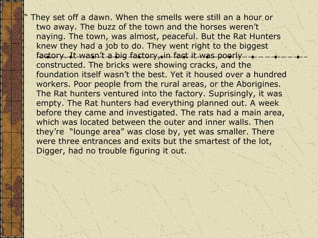 The Rat Hunters | PPT