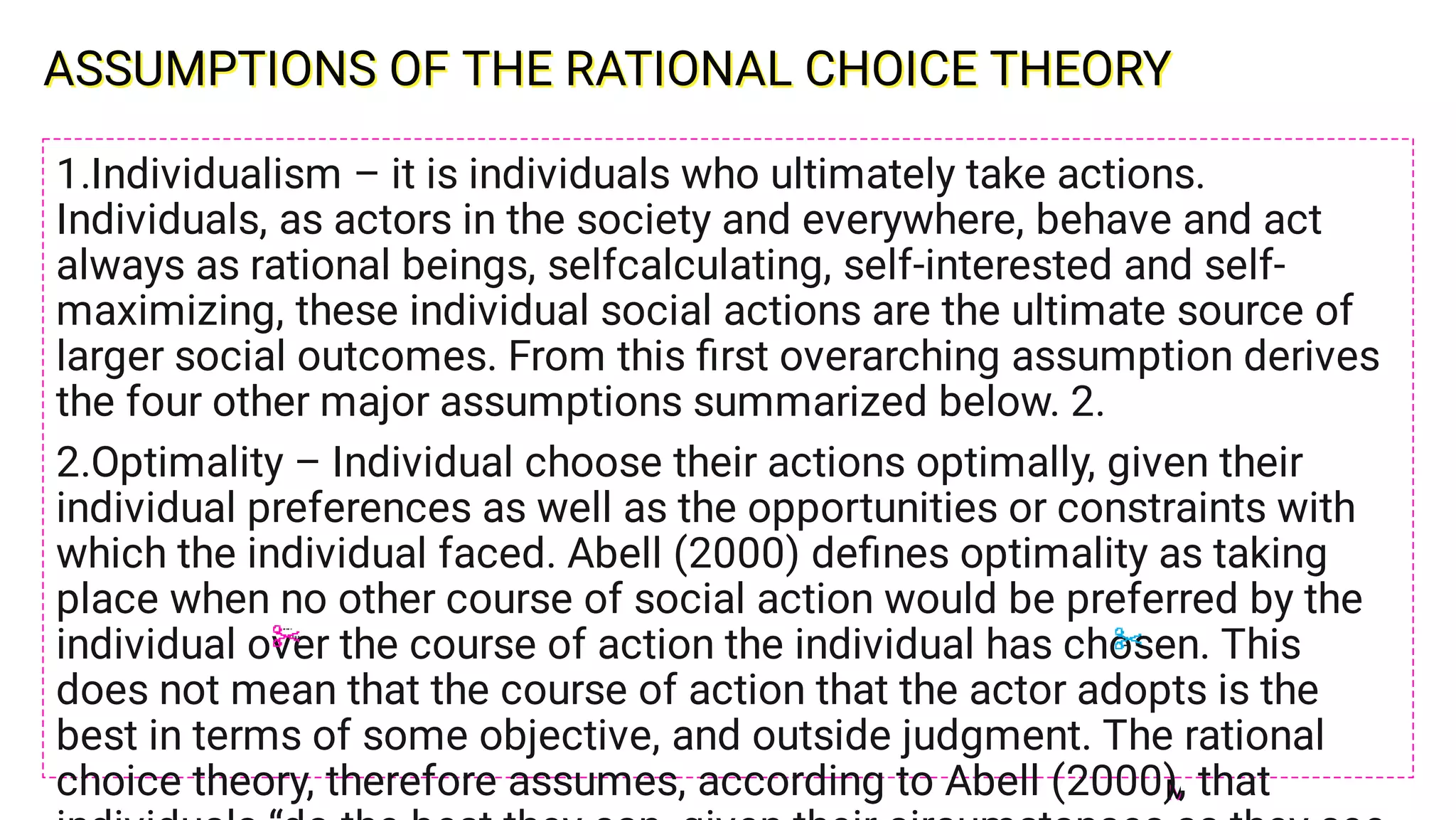 The rational choice theory | PDF