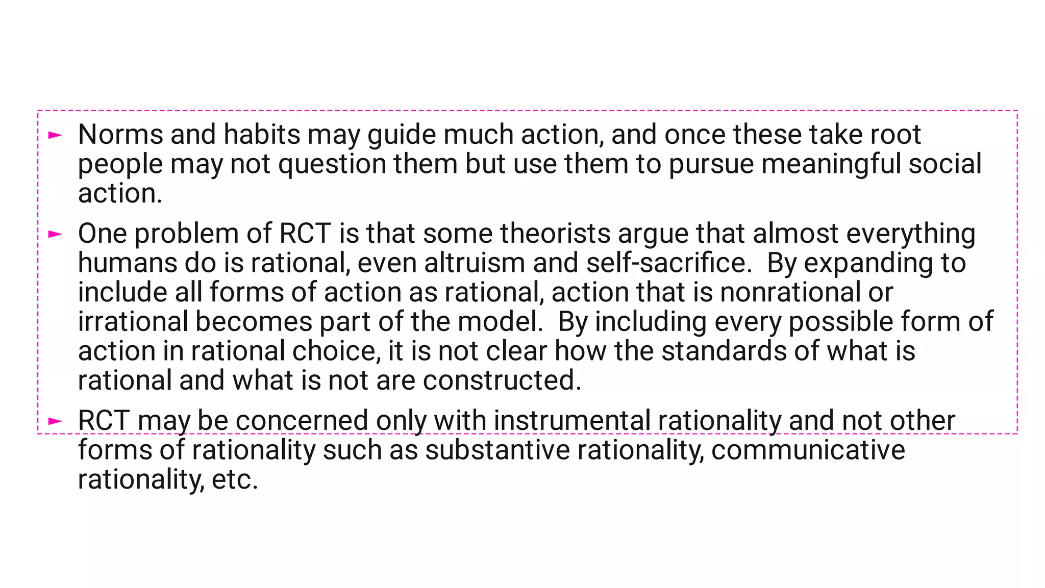 The rational choice theory | PDF