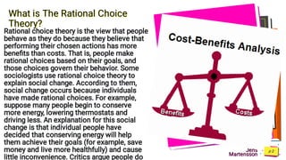 The rational choice theory | PDF | Personal Finance